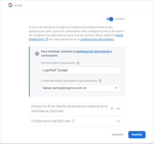 Cómo implementar un login de Google con Ionic